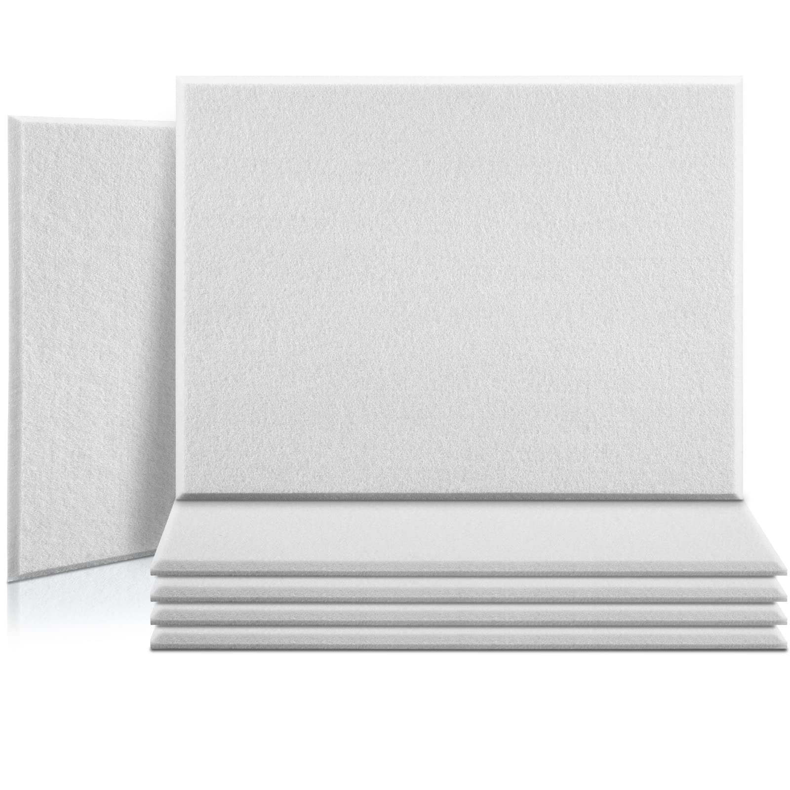 Uoisaiko Large Acoustic Panels 16"x12", 6 Pack High Density Sound Proof Padding, Soundproof Wall Panels for Studio Ceiling Home Office Acoustic Treatment