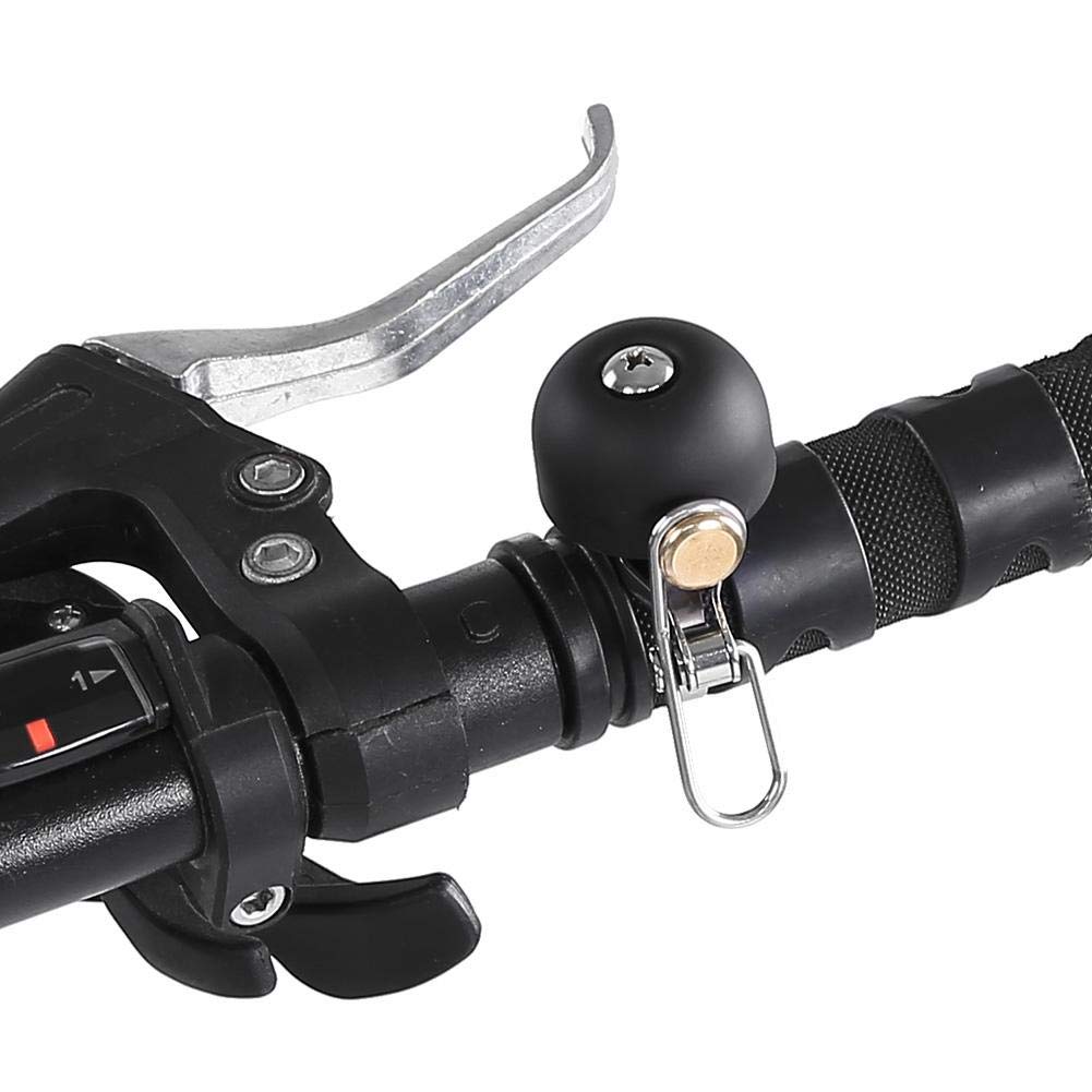 VGEBY1 Bicycle Bell, Durable Bike Handlebar Horn for Mountain & Road Bikes Cycling Loud Sound Alarm Accessory(Black Color)