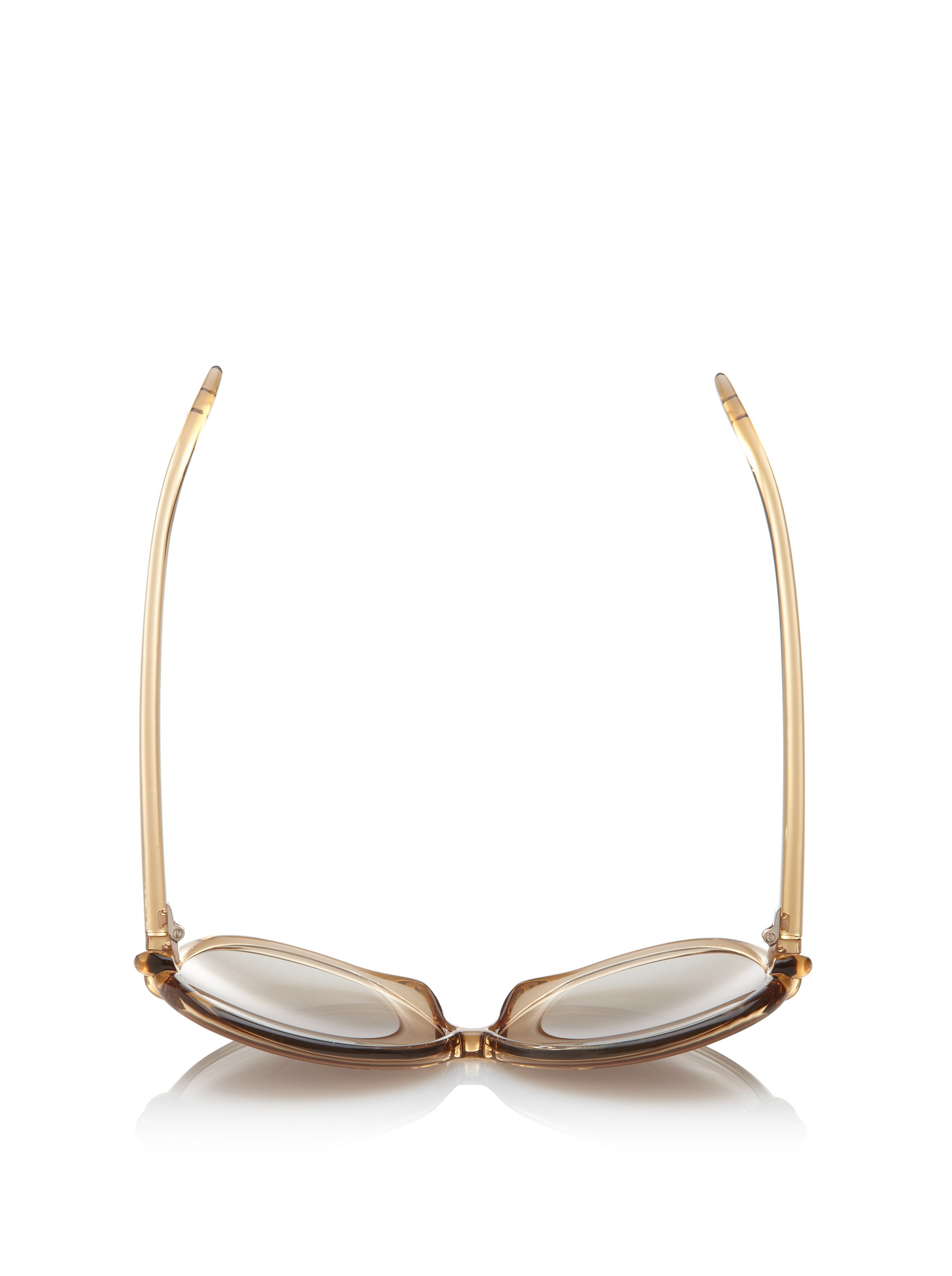 Tom Ford Women's Nicole TF164Sunglasses, Yellow/Gradient Brown, One Size