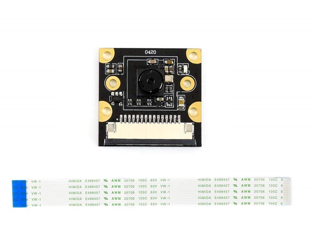 waveshare 8MP IMX219-77 Camera Compatible with Raspberry Pi and NVIDIA Jetson Nano Developer Kit, 3280 × 2464 Resolution with 8 Megapixels IMX219 Sensor