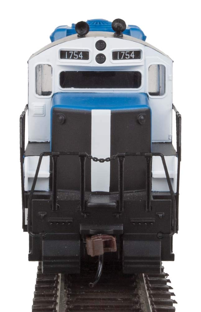 Walthers Trainline HO Scale Model EMD GP9M Standard DC Boston & Maine #1754 Train, Blue/Black/White, EMD GP9M Boston & Maine