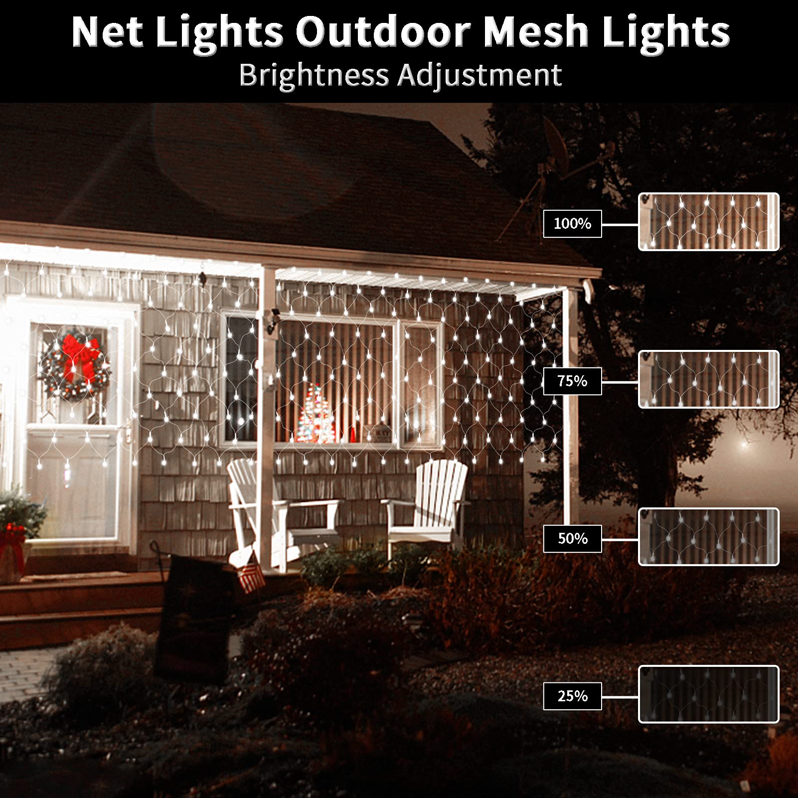 ZAIYW Large Net Lights Outdoor Mesh Lights 660 LED Fairy Net Lights Plug in, 20ft x 13ft with Remote for Indoor Outdoor Curtain Bush Party Wedding Backyard Wall Christmas Tree Decor (Cool White)
