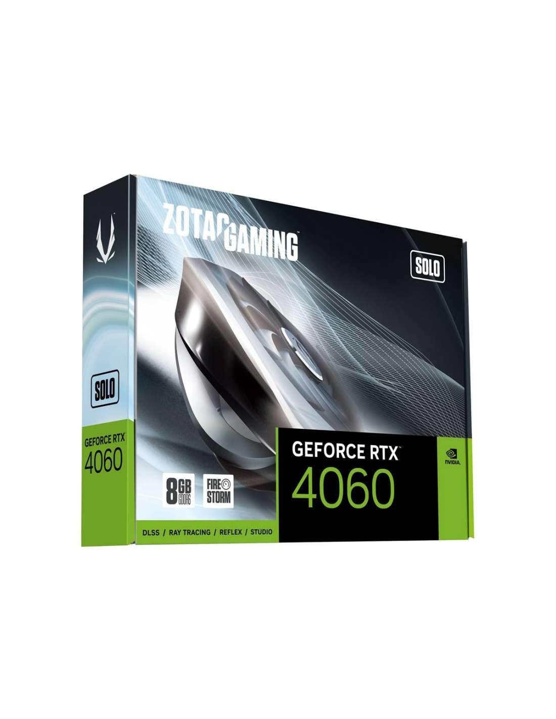 Zotac GAMING GeForce RTX 4060 8GB Solo DLSS 3 8GB GDDR6 128-bit 17 Gbps PCIE 4.0 Super Compact Gaming Graphics Card, ZT-D40600G-10L