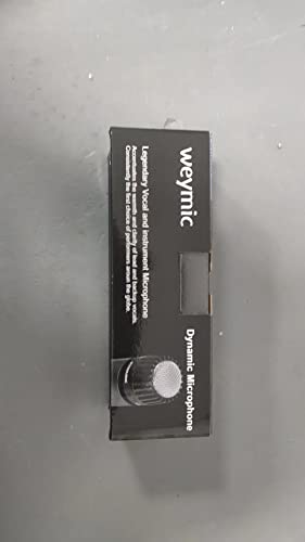 WEYMIC wm57 Dynamic Vocal Classic Style Microphone Audio Instrument Classic Professional Dynamic Cardioid Unidirectional - for Instruments, Drums, Percussion, Vocals(not Include Cable)