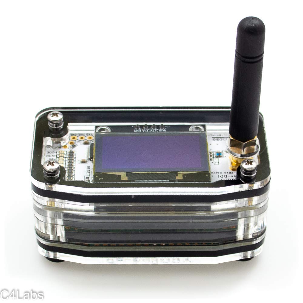 ZRZ-1AS case for Raspberry Pi Zero/Zero W & ZUMspot with Attached 1.3″ OLED