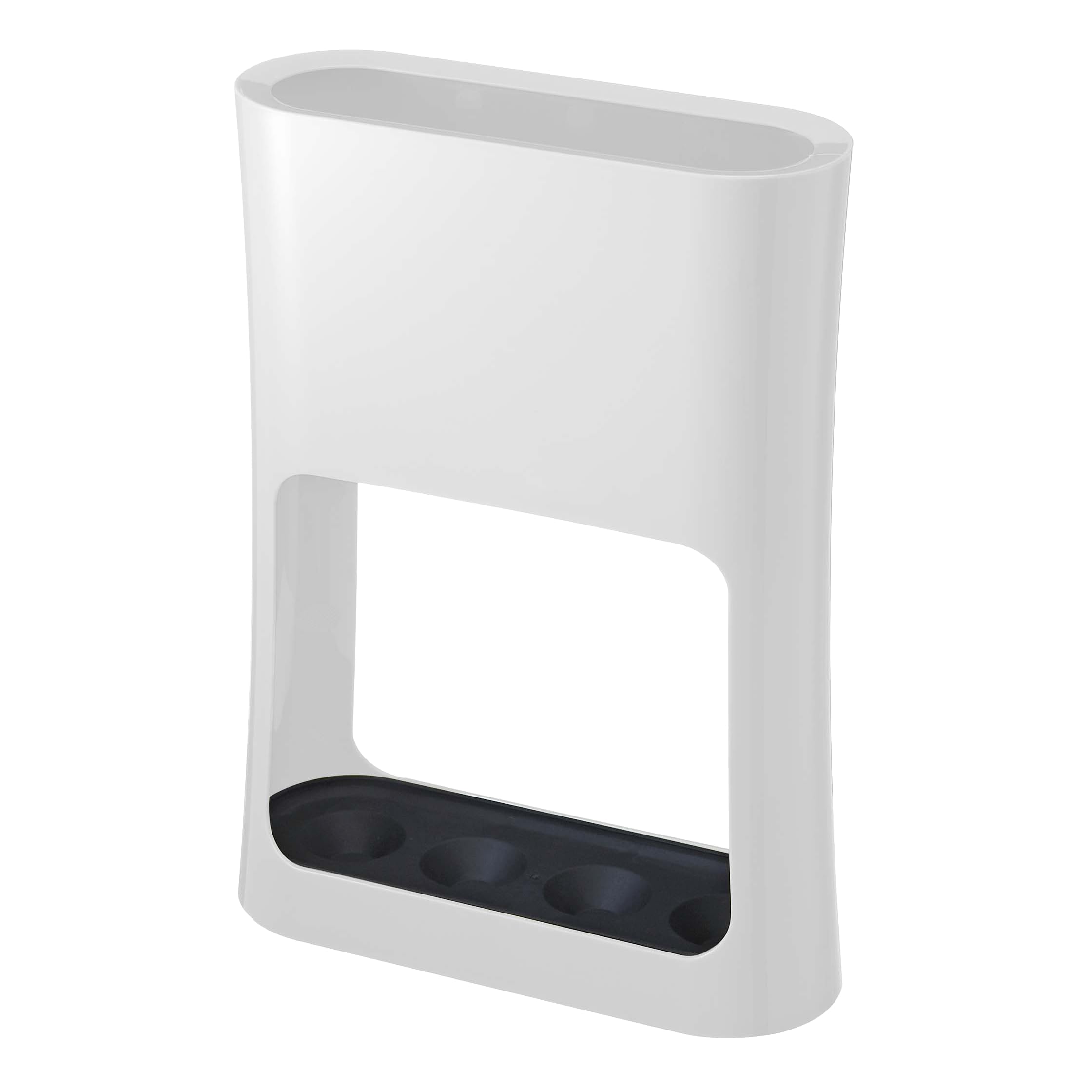 YAMAZAKI Compact Home Oval Holder Walking Canes | Plastic | Umbrella Stand, One Size, White
