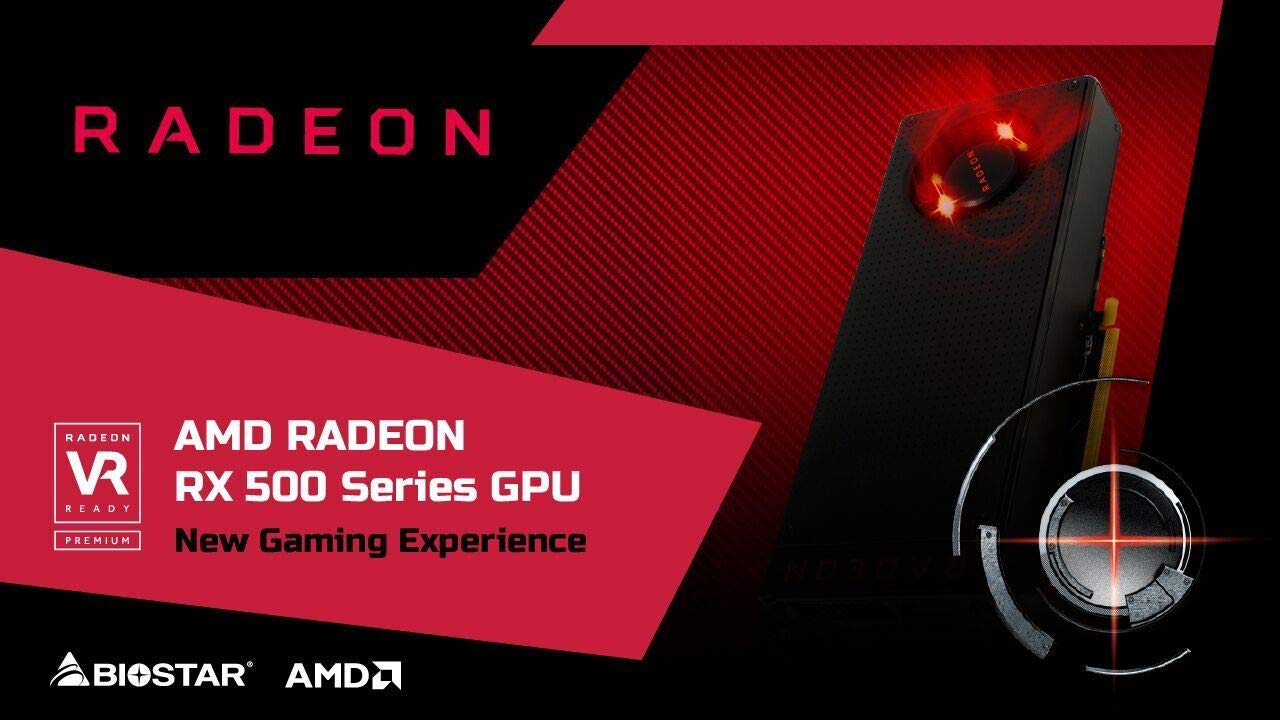 VIEW MAX Biostar Radeon RX 550 4GB GDDR5 128-Bit DirectX 12 PCI Express 3.0 DVI-D Dual Link, HDMI, DisplayPort, Gaming Edition