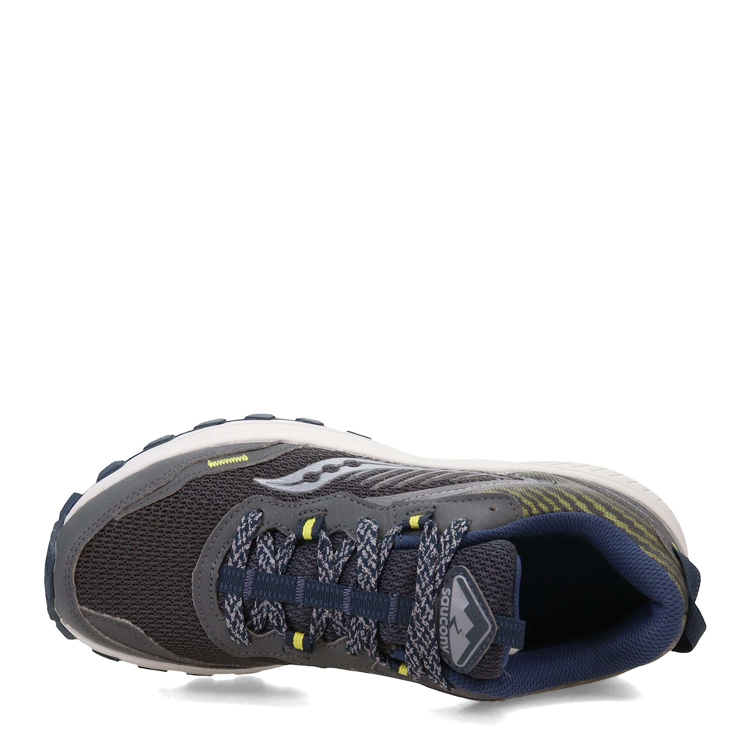 Saucony Women's Excursion TR15 Trail Running Shoe,Shadow/Sunblaze, 8 W