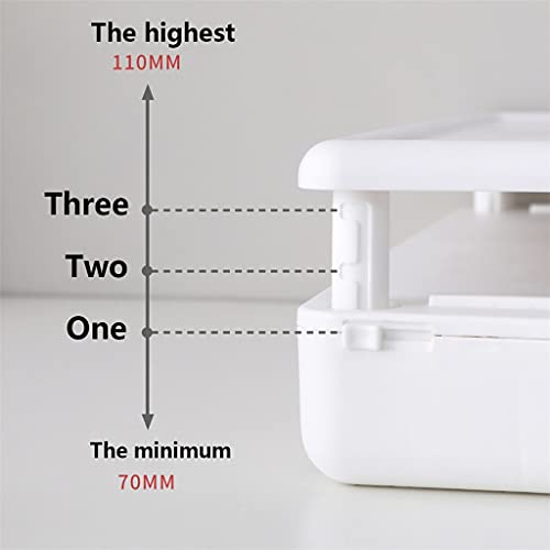 WHFZH Desktop Computer Stand Monitor Can Be Adjusted to Increase The Rack Office Drawer Storage Computer Base Stand