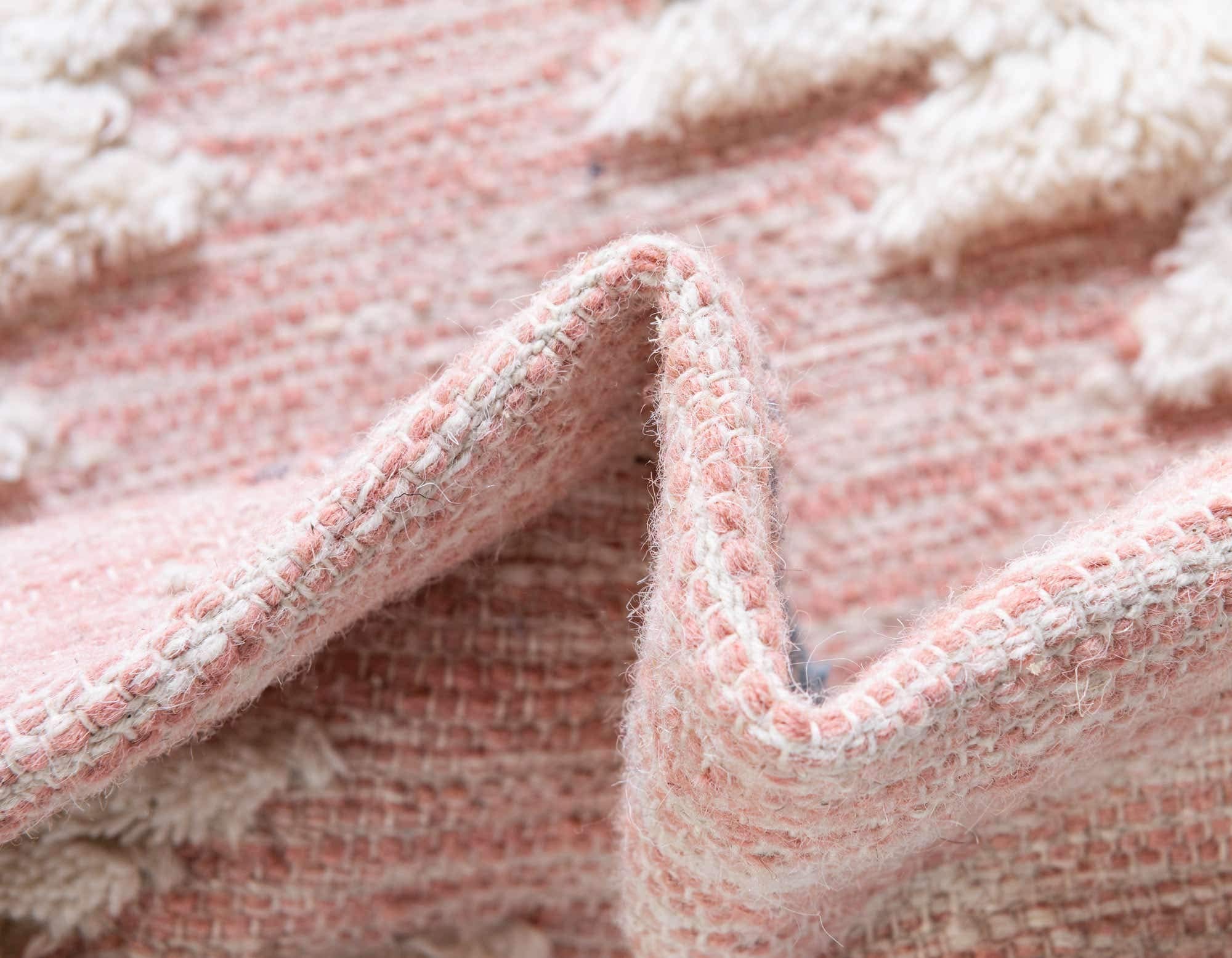 Unique Loom Mesa Collection Area Rug - Papago (8' x 11' Rectangle, Pink/ Cream)