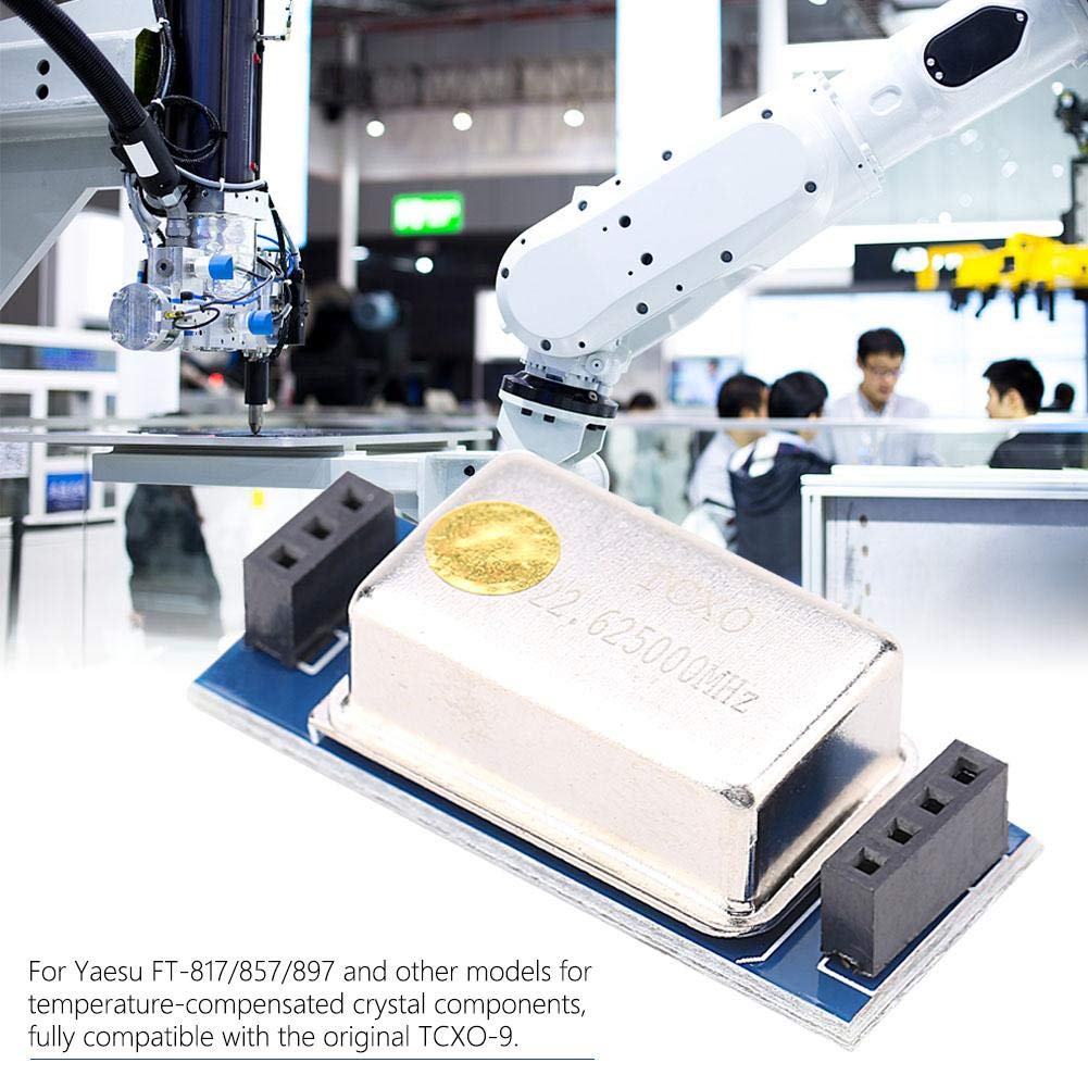 VINGVO Crystal Module, Durable Lightweight High Stability Temperaturecompensated Crystal Module for Ft817/857/897 Tcxo