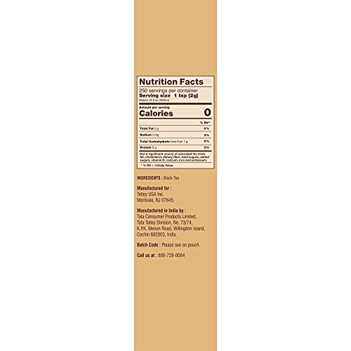 Tata Tea Gold, Loose Leaf Premium Black Tea, 500g