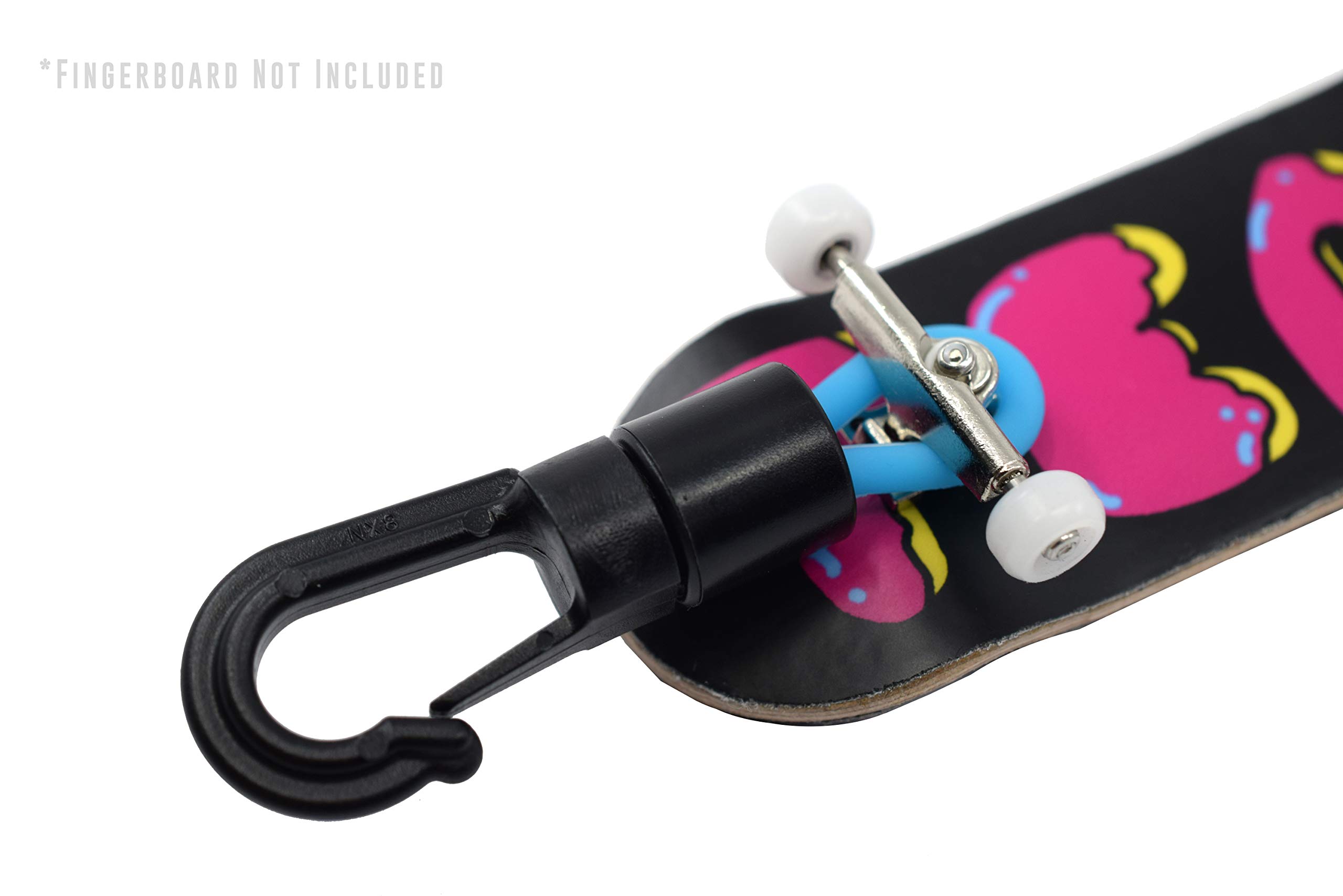 Teak Tuning Complete Carrier, Blue Flame Colorway - Fingerboard Hook Key Chain - Silicone - Made In the USA