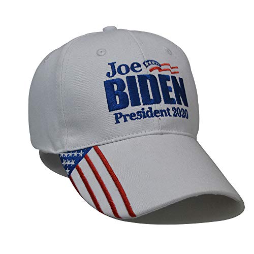 YIIHUD Joe Biden Baseball Hat Presidential Election in 2020 Cotton Baseball Cap Adjustable Vote for Your President White