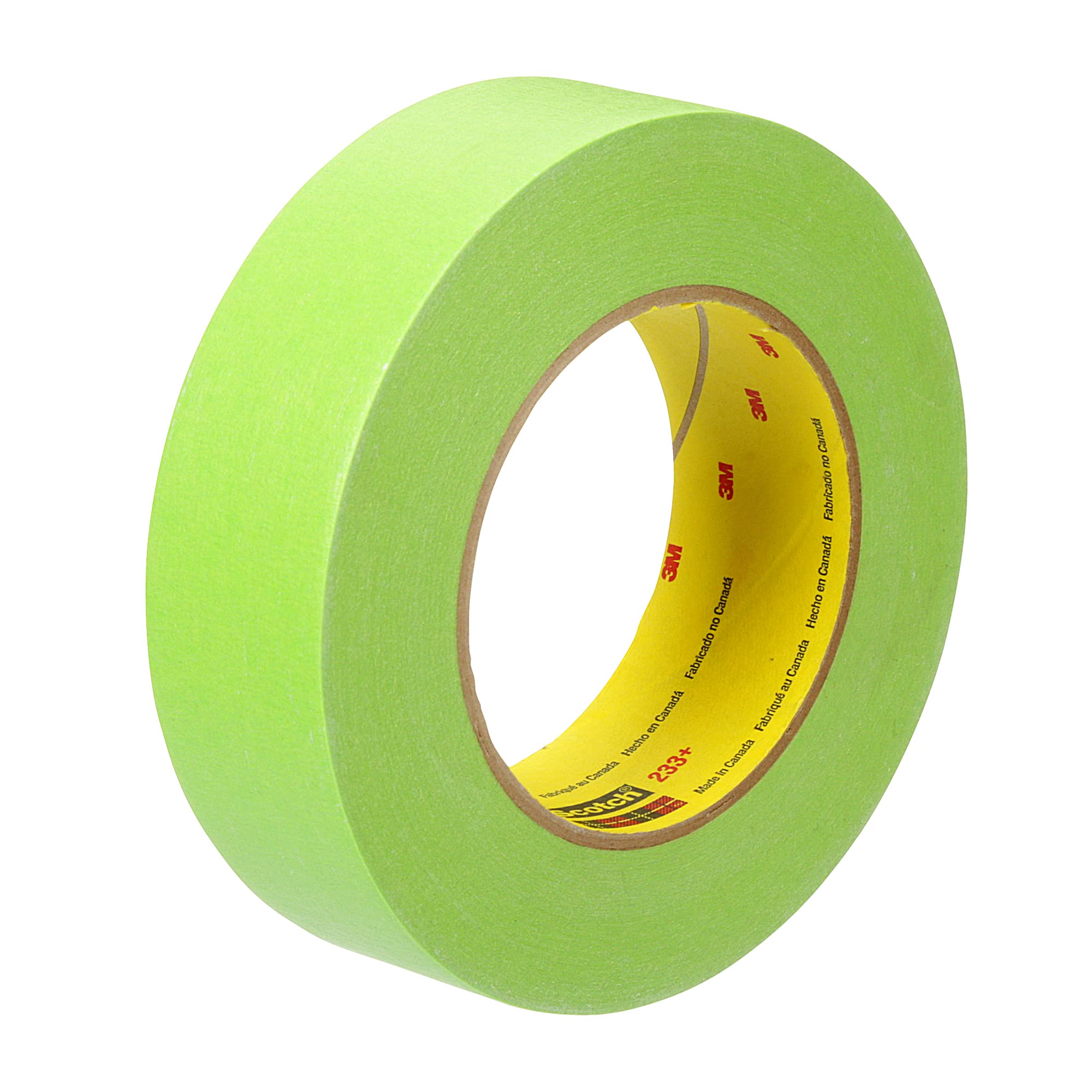 Scotch Performance Masking Tape 233+ 26338, Moisture Resistant, Flexible, Green Color, 36 mm x 55 m, 16/Case