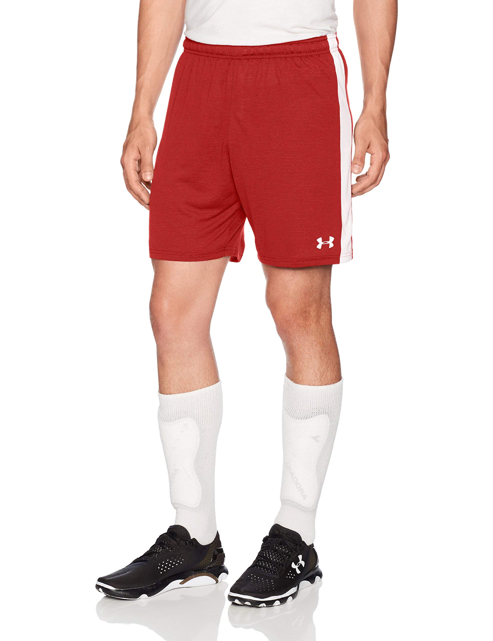 Under Armour Men's UA Microthread Match Shorts LG Red