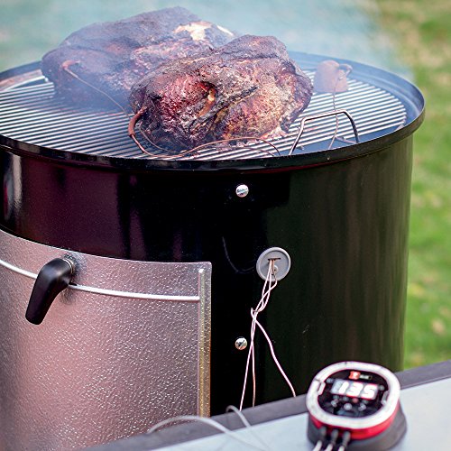 Weber 22-inch Smokey Mountain Cooker, Charcoal Smoker,Black