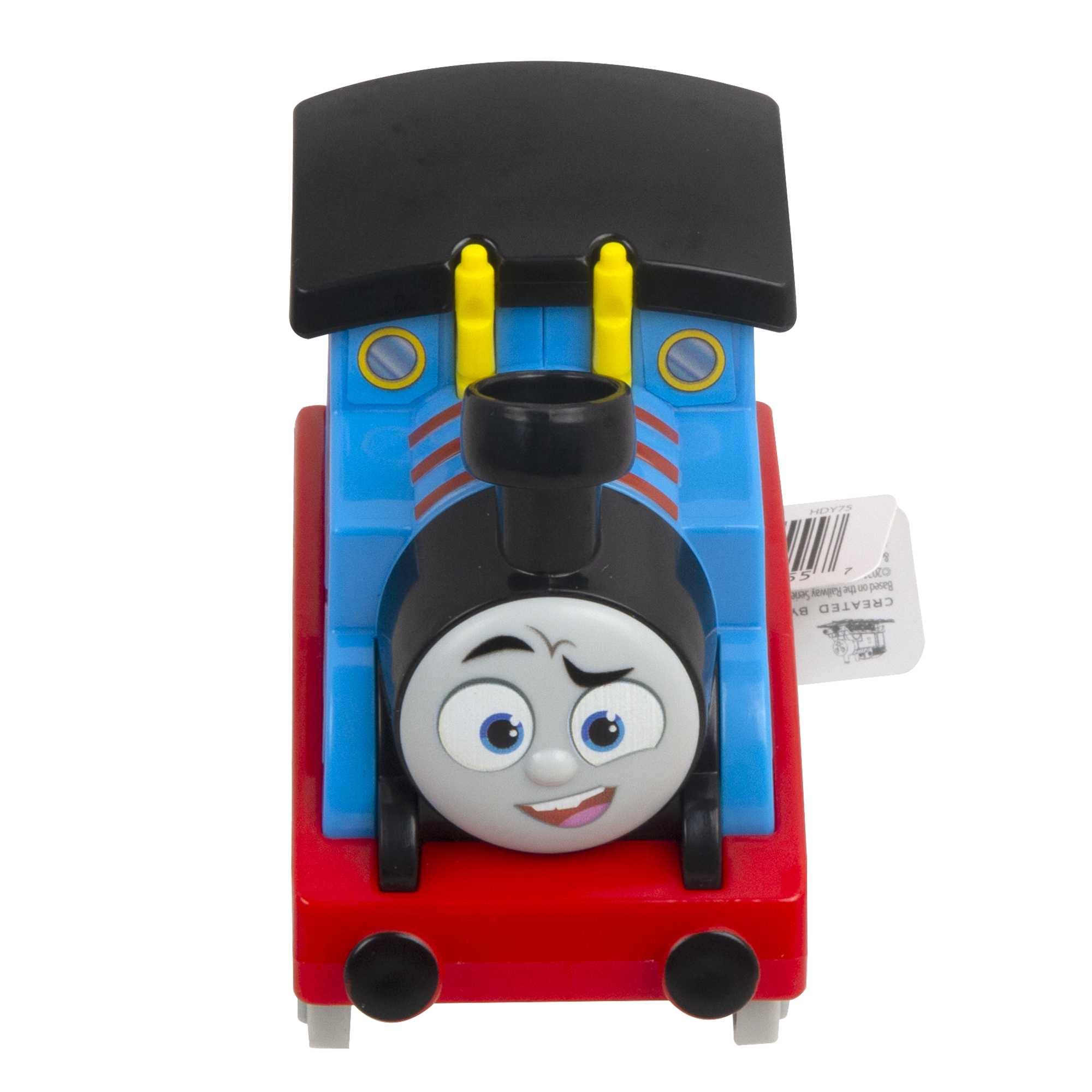 Thomas & Friends Racing Toy Train, Press 'n Go Stunt Thomas Engine for Toddler & Preschool Pretend Play Ages 2+ Years