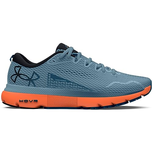 Under Armour Men's HOVR Infinite 5, (301) Blue Granite/Dark Tangerine/Varsity Blue, 11, US