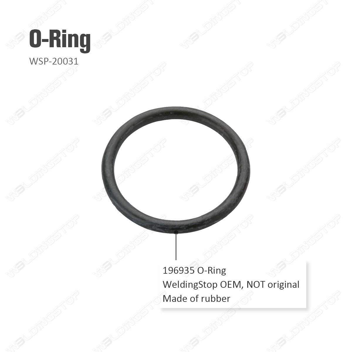 WeldingStop 196935 Plasma O-Ring for Miller Spectrum 125C Cutter ICE-12C Torch PK-5