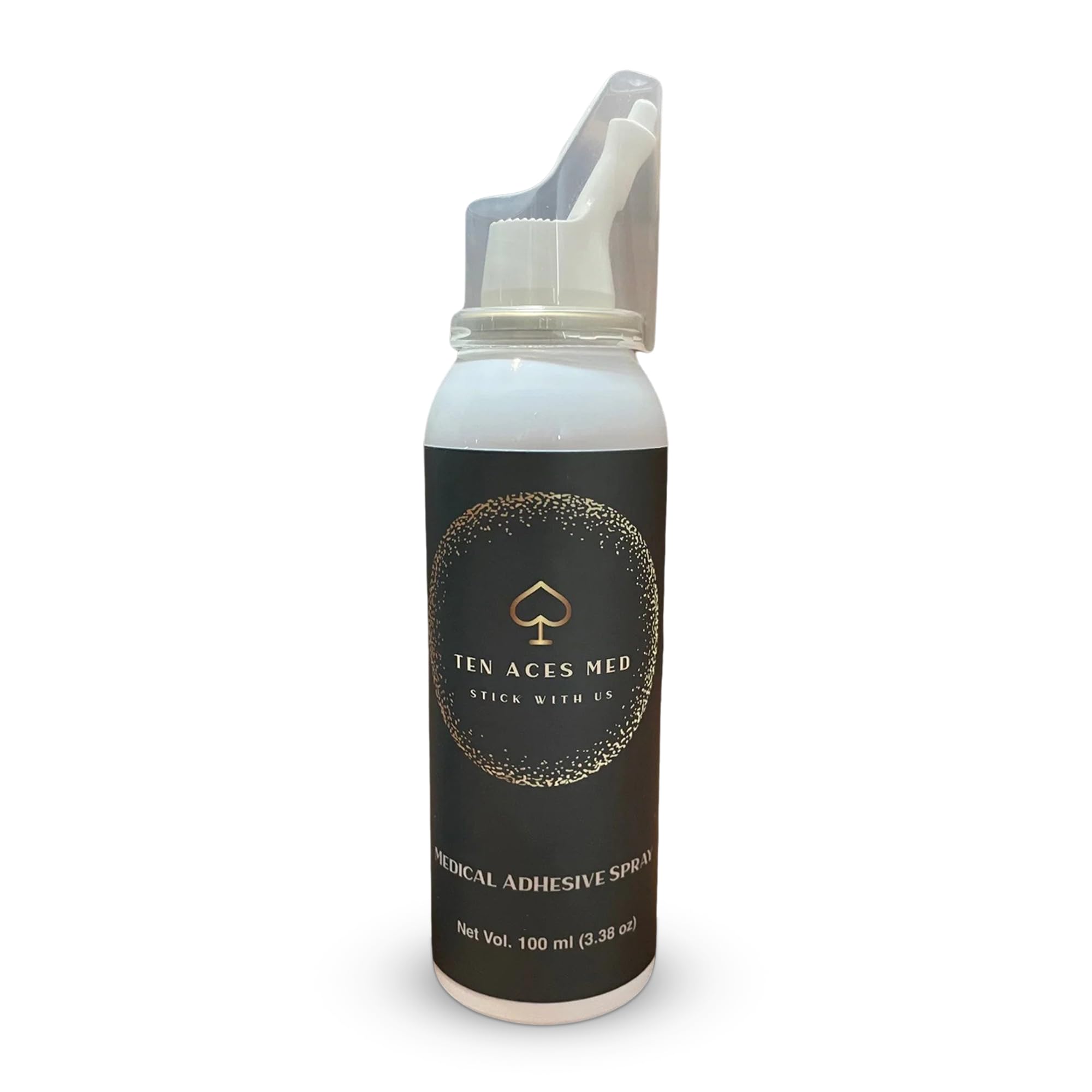 Ten Aces Secure and Reliable Silicone Breast Form Adhesive Spray Medical-Grade Skin Glue Strong Bonding and Breast Prosthesis Applicator (50 ml)