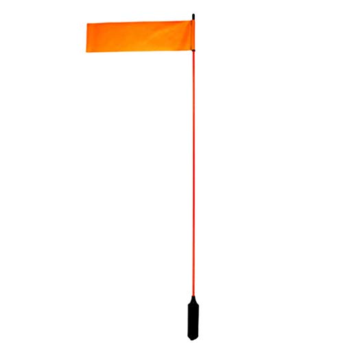 YakAttack VISIFlag, 52" tall mast with flag, MightyMount/GearTrac ready