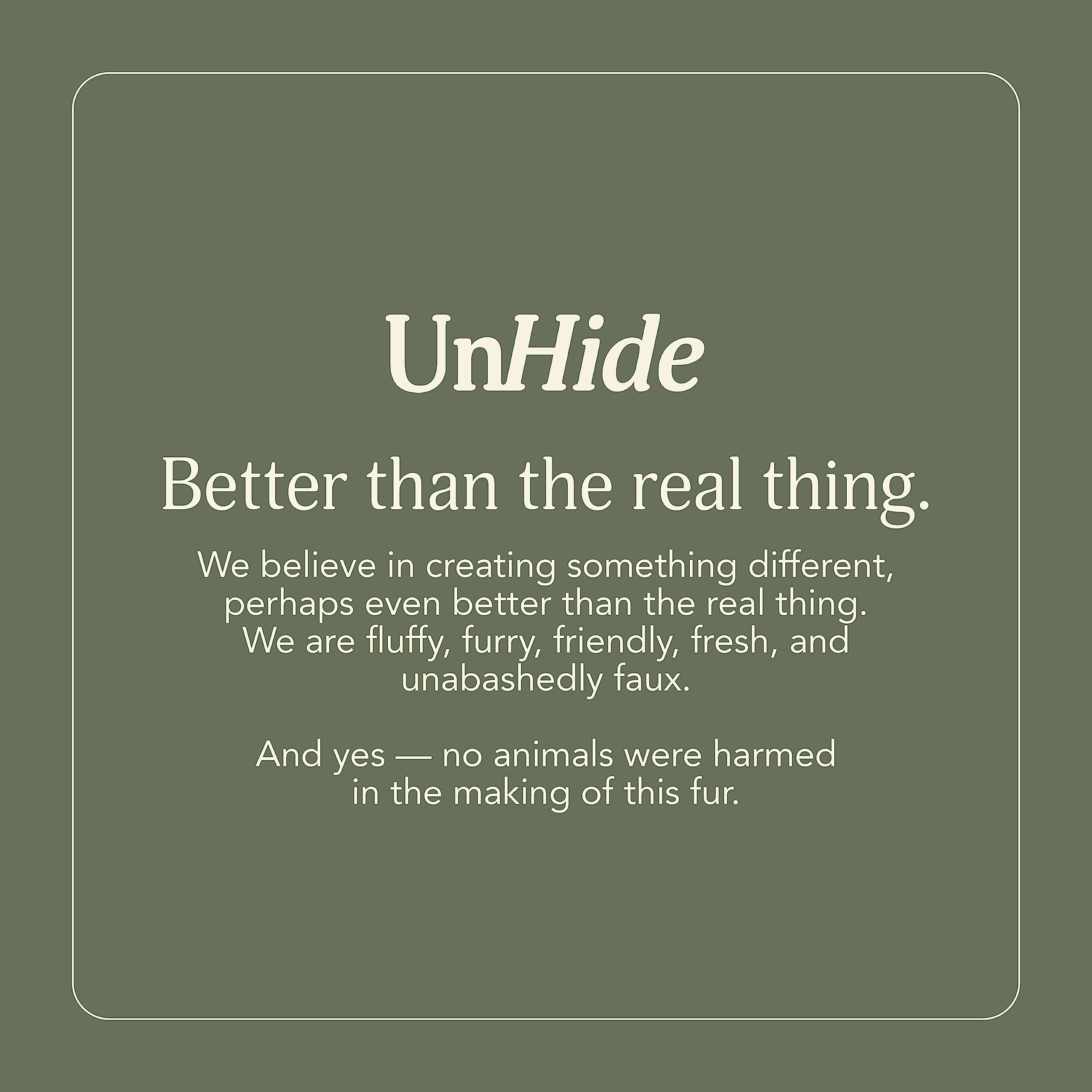 UnHide Squish Lumbar Pillow - Faux Fur Pillow - Extra Soft Throw Pillow - Rectangular Shaped, Polyester Fill - Machine Washable - Perfect for Living Room Or Bedroom - 10” x 18” - Snow White