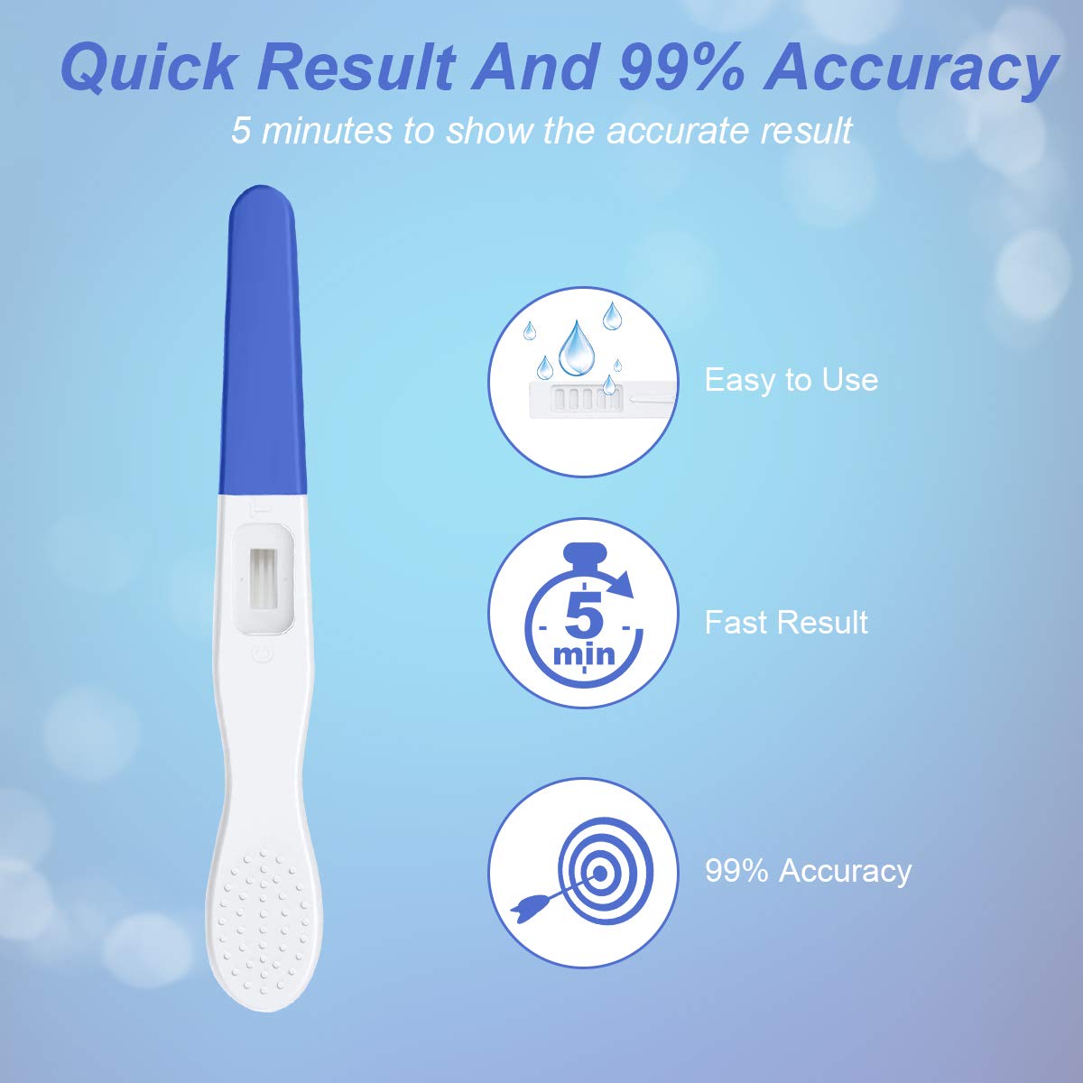 WITSUN Pregnancy Test Early 10Pack Home First Pregnancy Test Urine Fast Results HCG 99% Accurate Testing