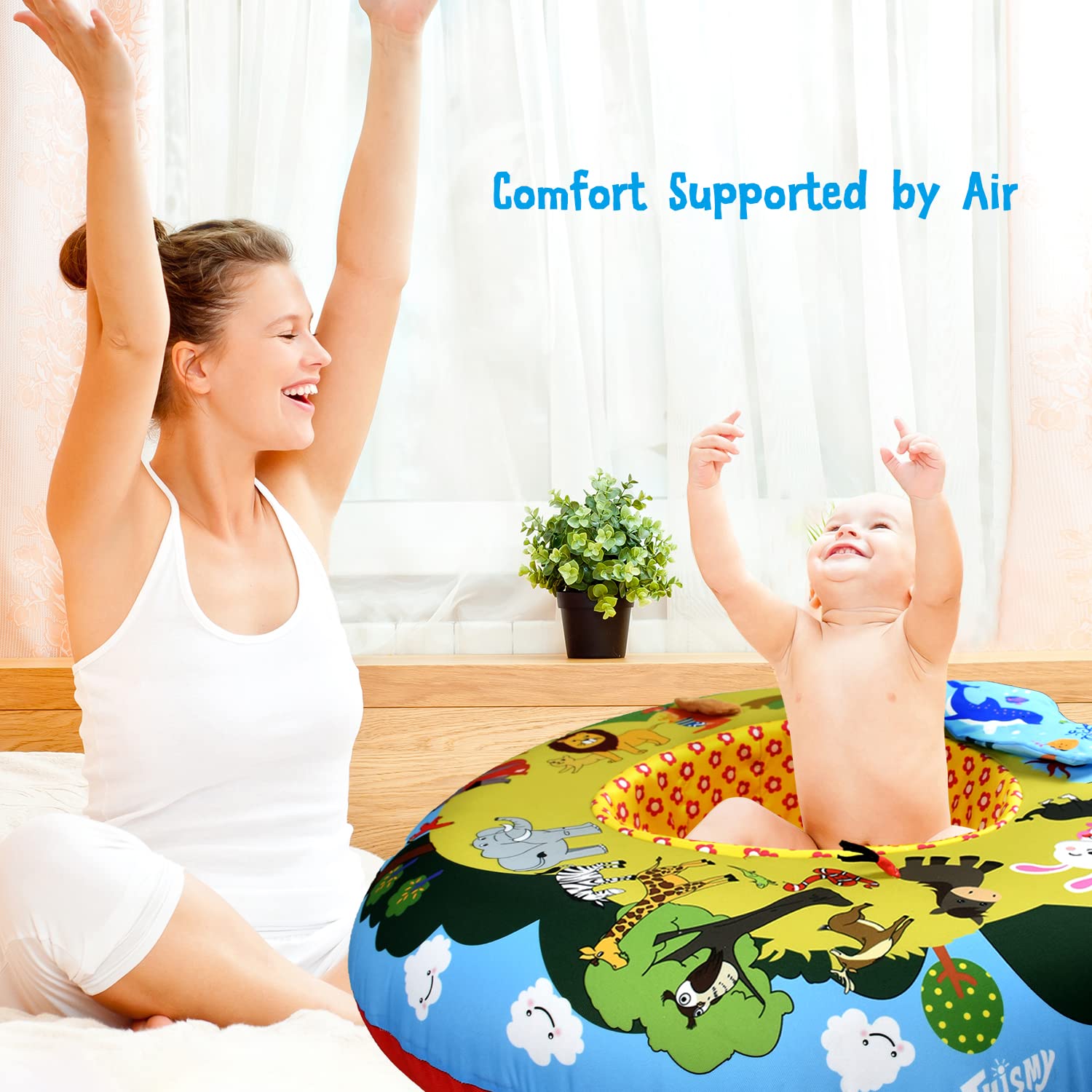 THISMY Baby Toys Activity Center & Play Ring, Sensory Toy