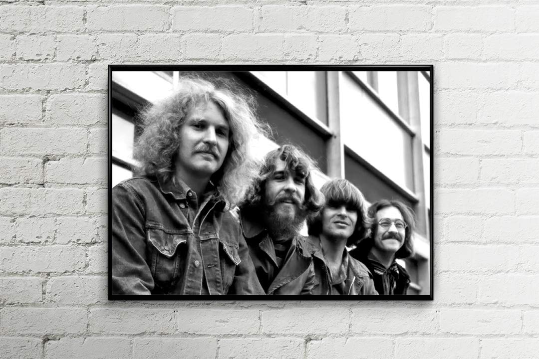 Wall Decor Creedence Clearwater Revival Poster (13 x 19 Inches) | Ready to Frame for Office, Living Room, Dorm, Kids Room, Bedroom, Studio