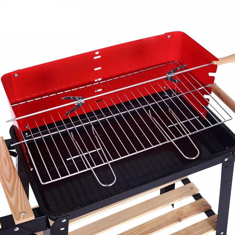WXBDD Home Square Charcoal BBQ Grills Portable Outdoor Picnic Barbecue Stove BBQ Tools for Garden Camping