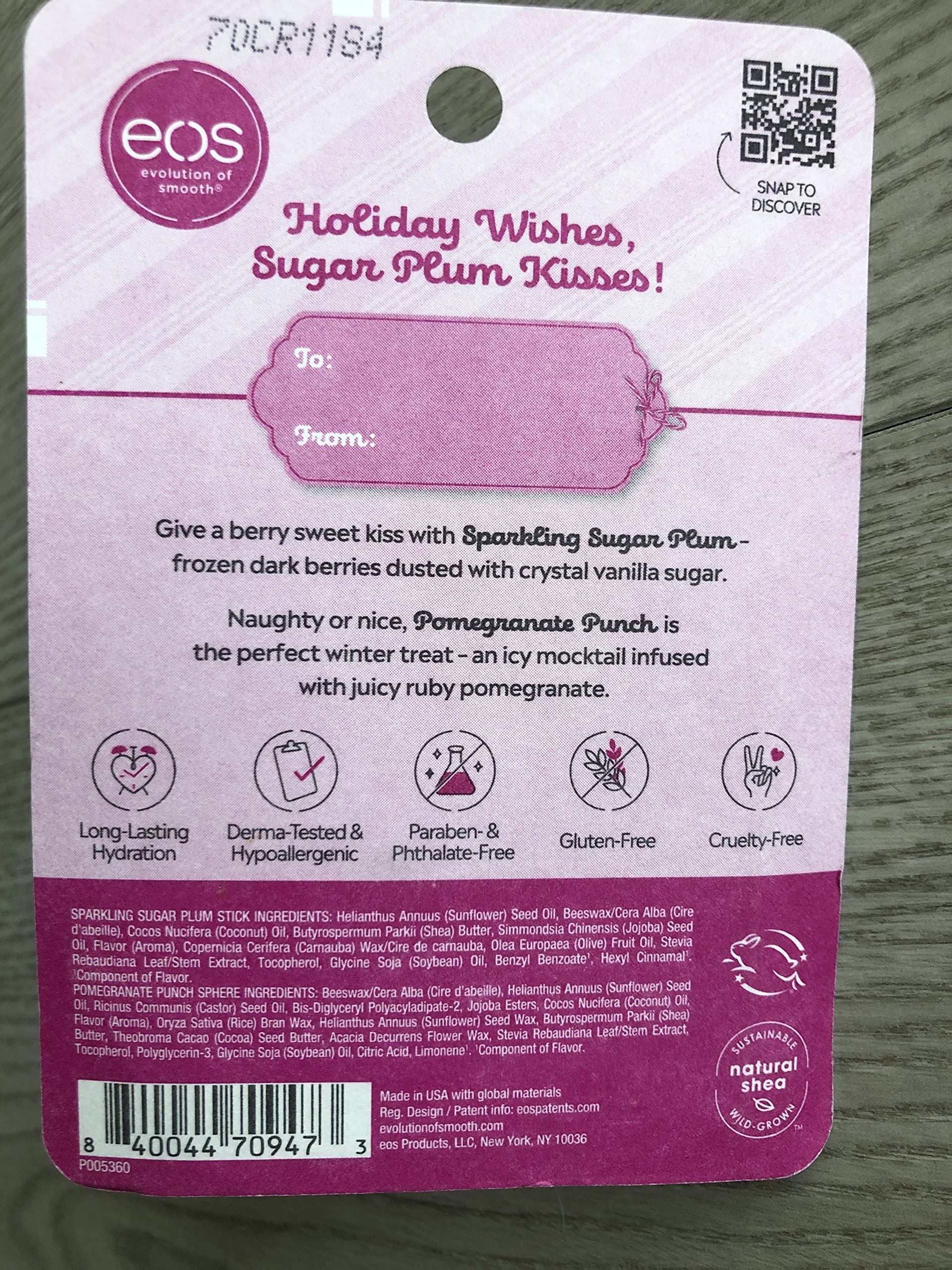 Sparkling Sugar Plum & Pomegranate Punch 2-Pack Lip Balm