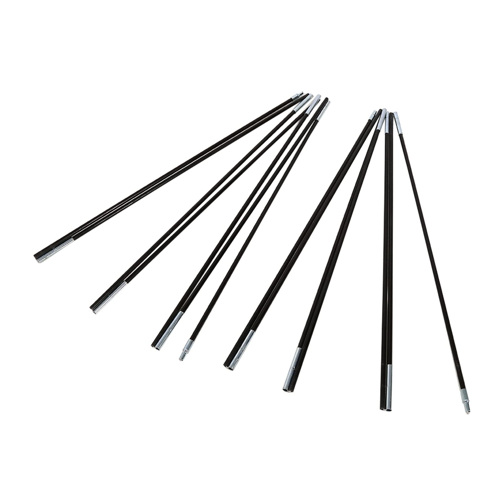 Tent Poles for Camping, 2Pcs Fiber Glass Lightweight Collapsible Tarp Replacement Poles Set