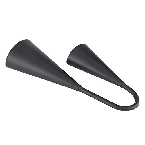 Two Tone Metal Double Bell Cowbell Percussion Musical Instrument with Stick Over 8 years old