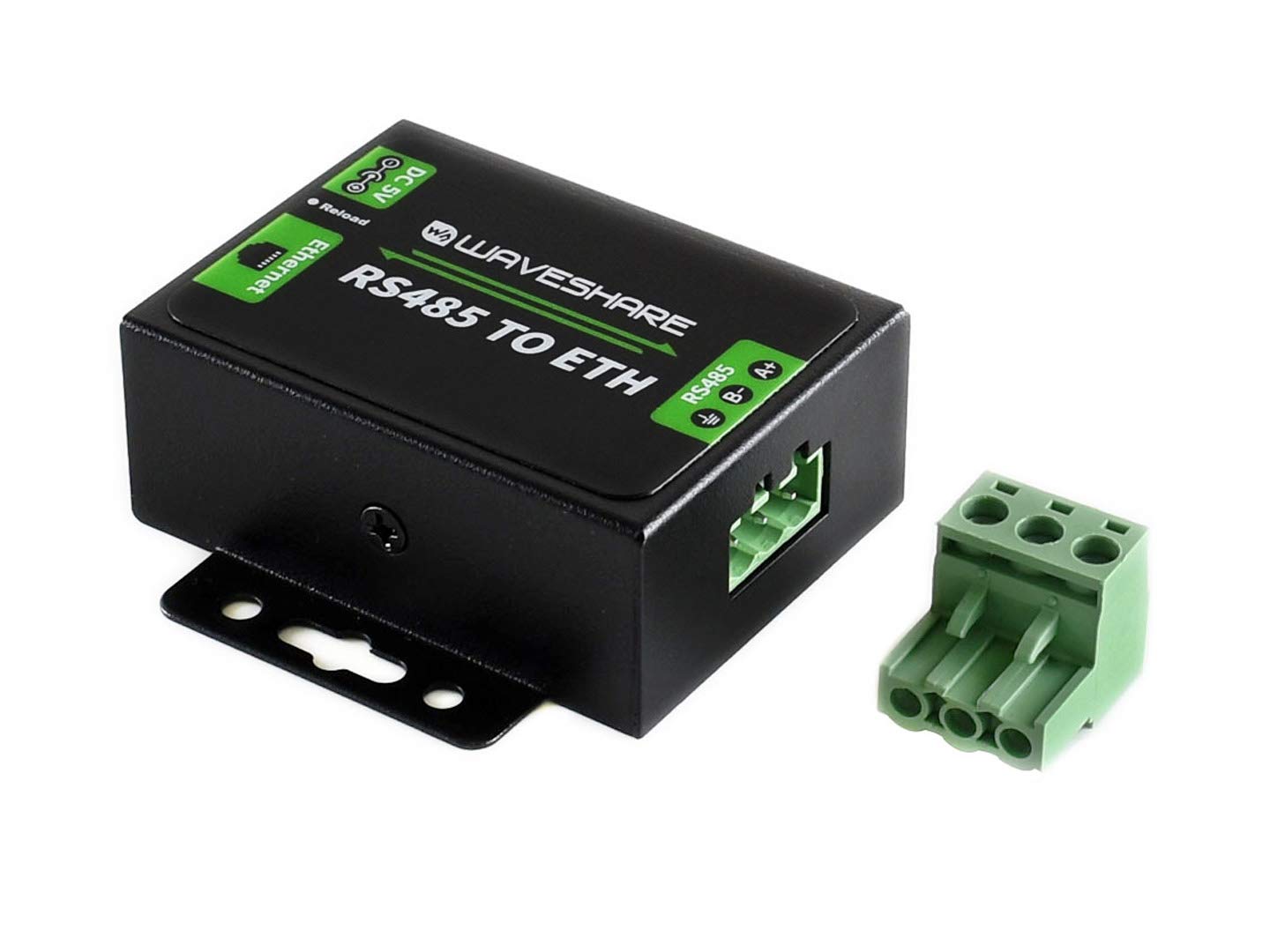 Waveshare RS485 to Ethernet Converter with High-Speed Low-Power High-Stability Up-gradable Easy to Communicate Between RS485 and RJ45 Port Ethernet