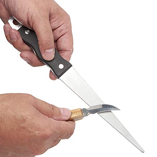 Trend 6-Inch Fine Diamond Taper File for Sharpening Curved and Hard-to-Reach Surfaces, DWS/TF6/F