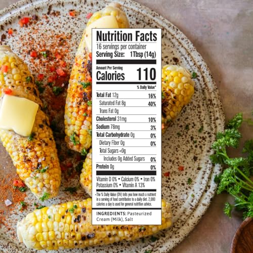 Vital Farms Grass-Fed Butter Sticks, Salted, 8oz, 2 x 1/4 lb sticks