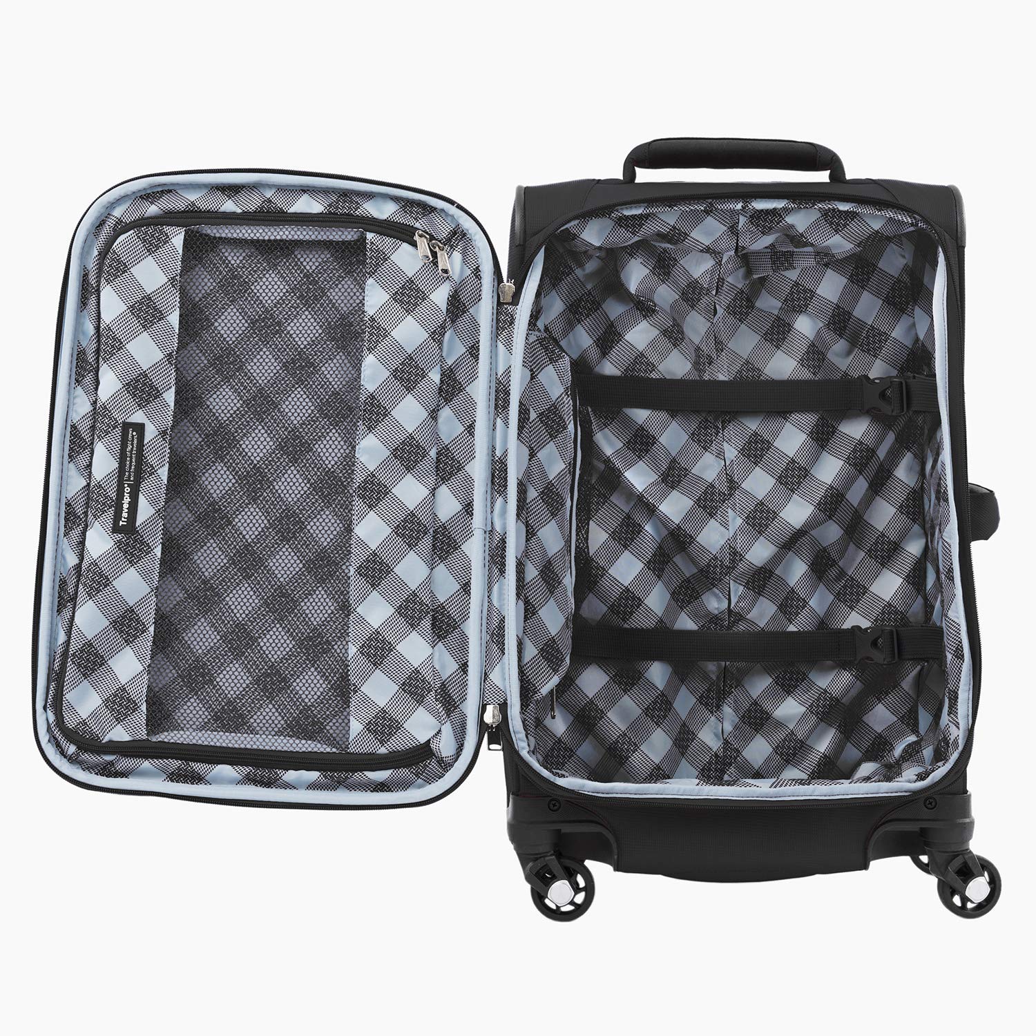 Travelpro Maxlite 5 Softside Expandable Luggage with 4 Spinner Wheels, Lightweight Suitcase, Men and Women, Violet, 2-Piece Set (21/25)
