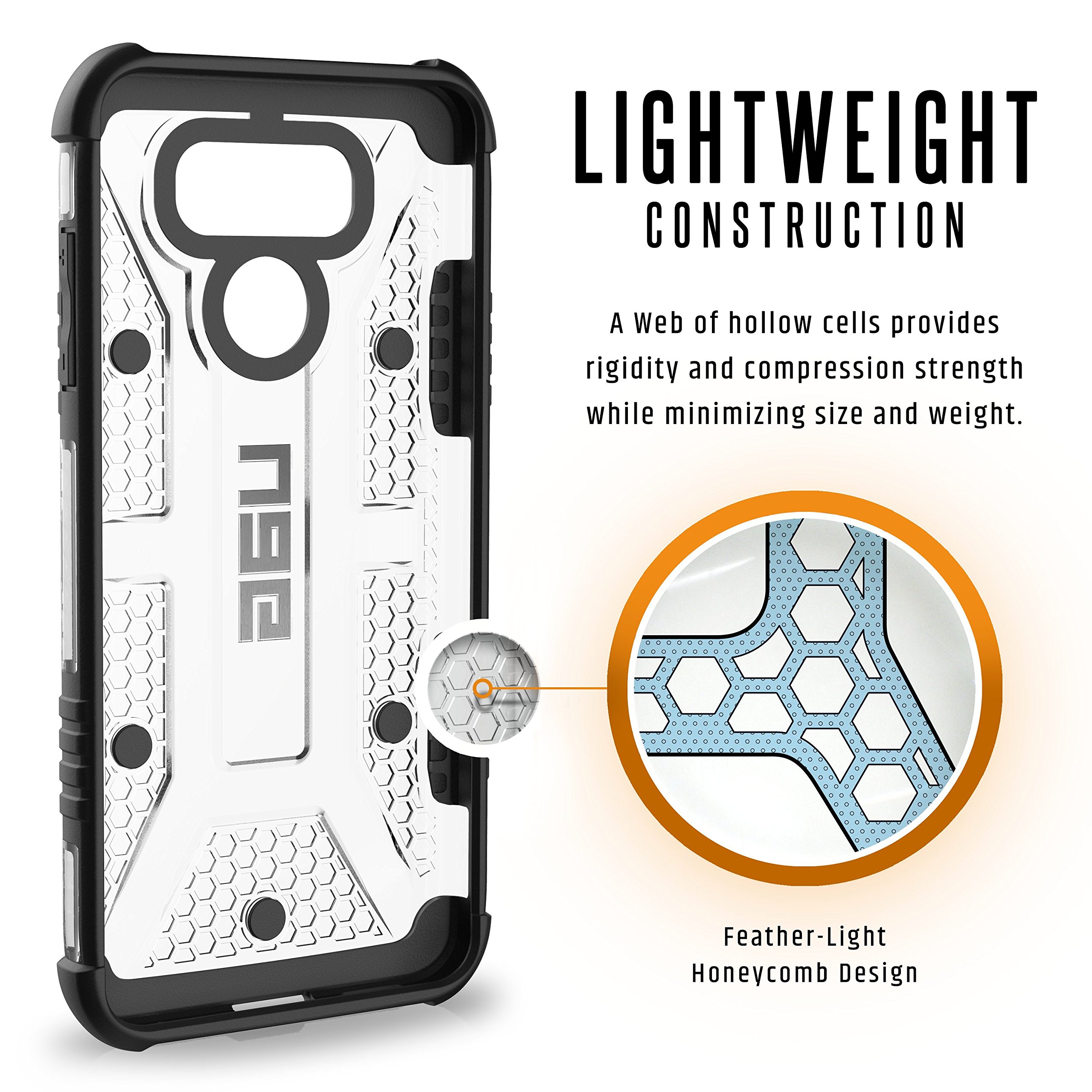 URBAN ARMOR GEAR [UAG LG G6 Plasma Feather-Light Rugged [Ash] Military Drop Tested Phone Case