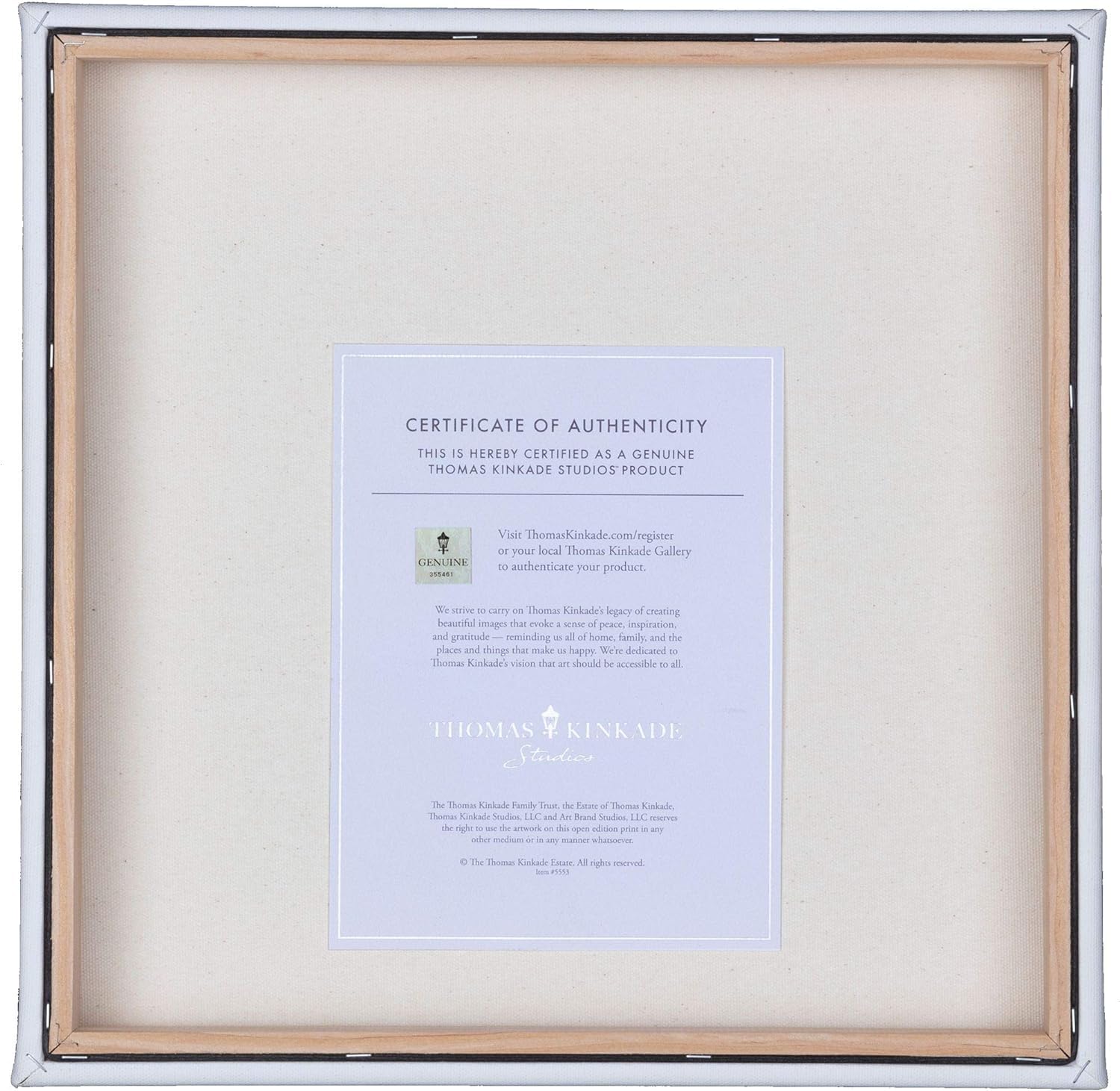 Thomas Kinkade Studios Disney Tangled Gallery Wrapped Canvas - Canvas Art | Frameless | Disney Princess Canvas Wall Art, Certificate of Authenticity Included, 8" x 10"