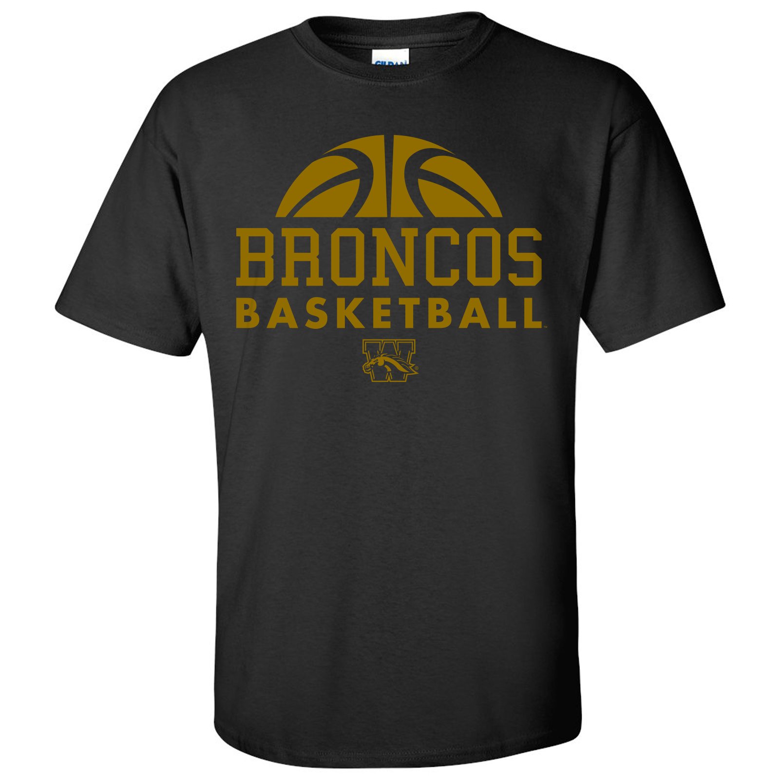 Western Michigan Broncos Basketball Hype Mens T-Shirt - Medium - Black