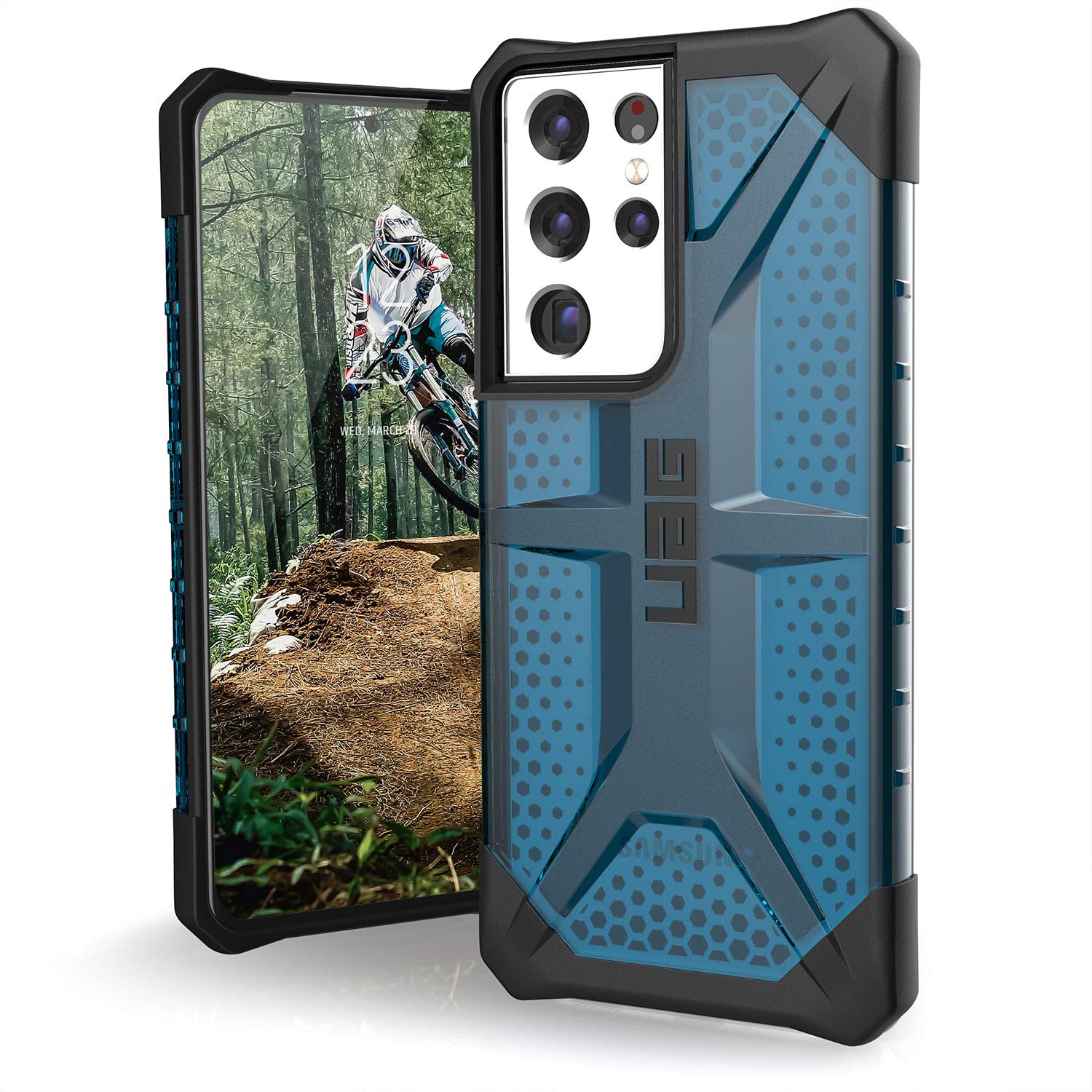 URBAN ARMOR GEAR Galaxy S21 Ultra Compatible Shockproof Case PLASMA Mallard UAG-GLXS21ULTT-ML