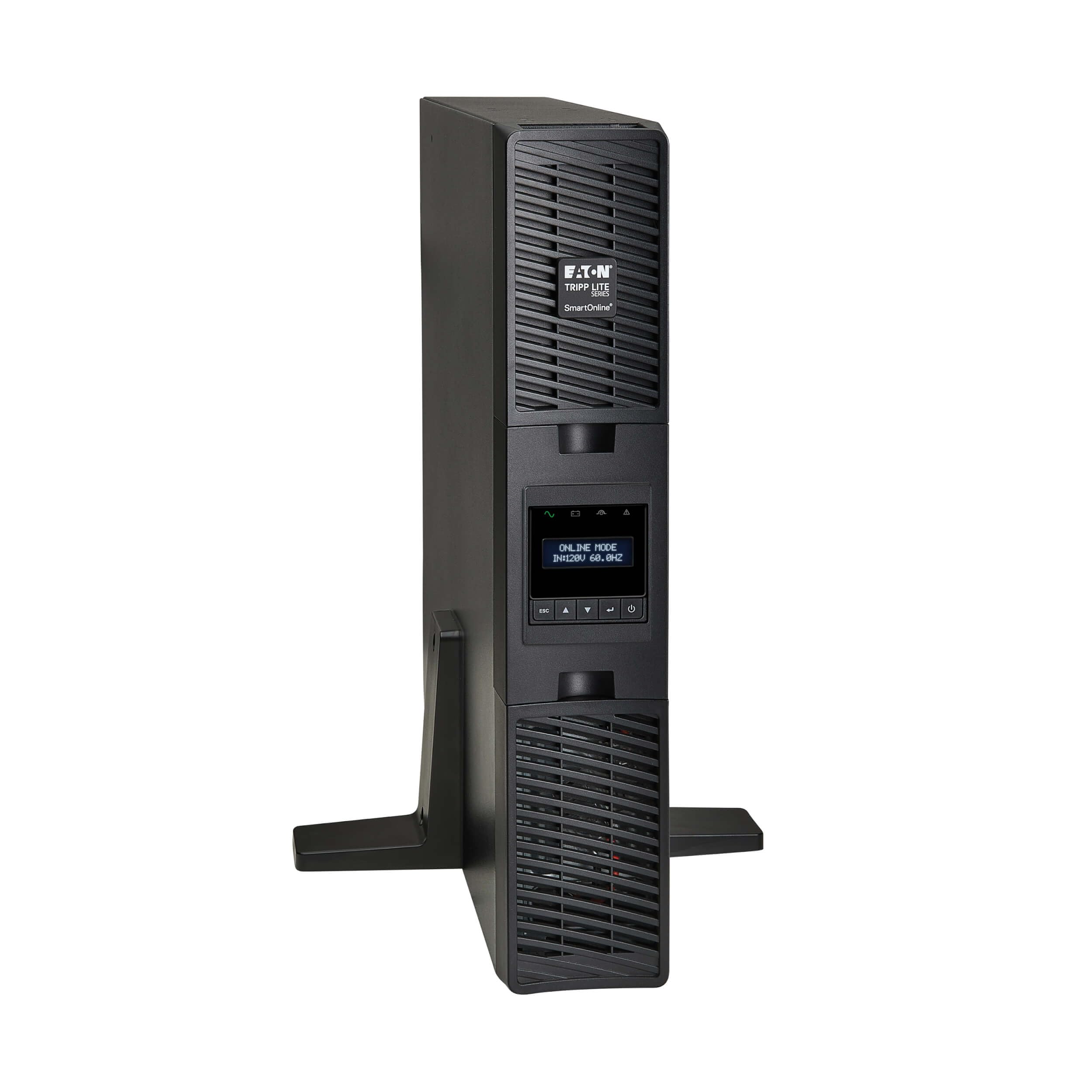 Tripp Lite 1500VA Smart Online UPS, 1200W Double-Conversion, 2U Rack/Tower, Extended Run, Network Card Options, USB, DB9 Serial (SU1500RTXL2UA)