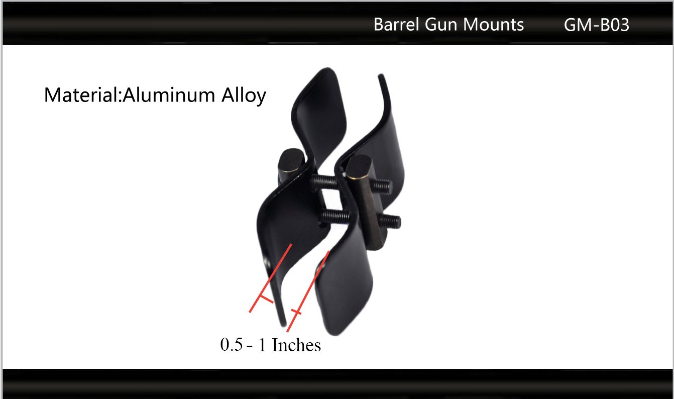 Tactical Scorpion Gear TSG-GMB03 Aluminum Dual 5/8-1 3/8" Scope Laser Mount - Black