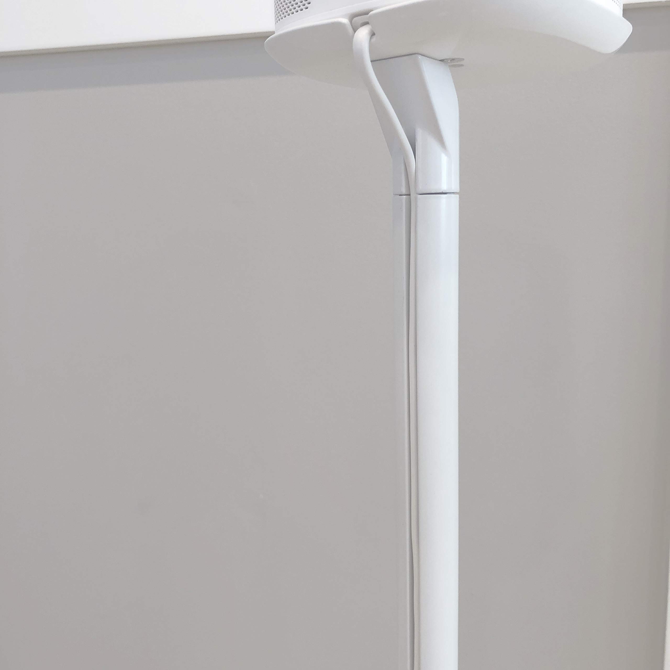 ynVISION.DESIGN Fixed Height Floor Stands Compatible with Sonos One, One SL, and Play:1 Speaker | 2 Pack | YN-ONE Pair (White)