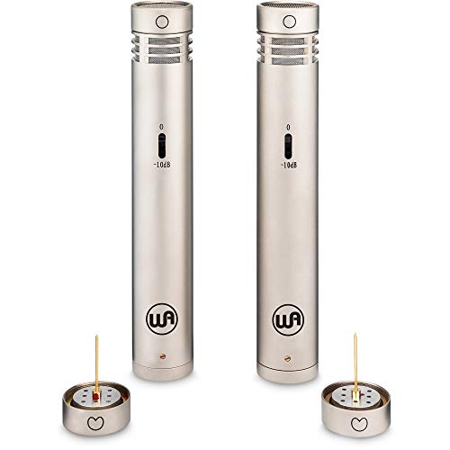 Warm Audio WA-84 Premium Stereo Package - Multi-pattern Small-diaphragm Condenser Microphone - Nickel