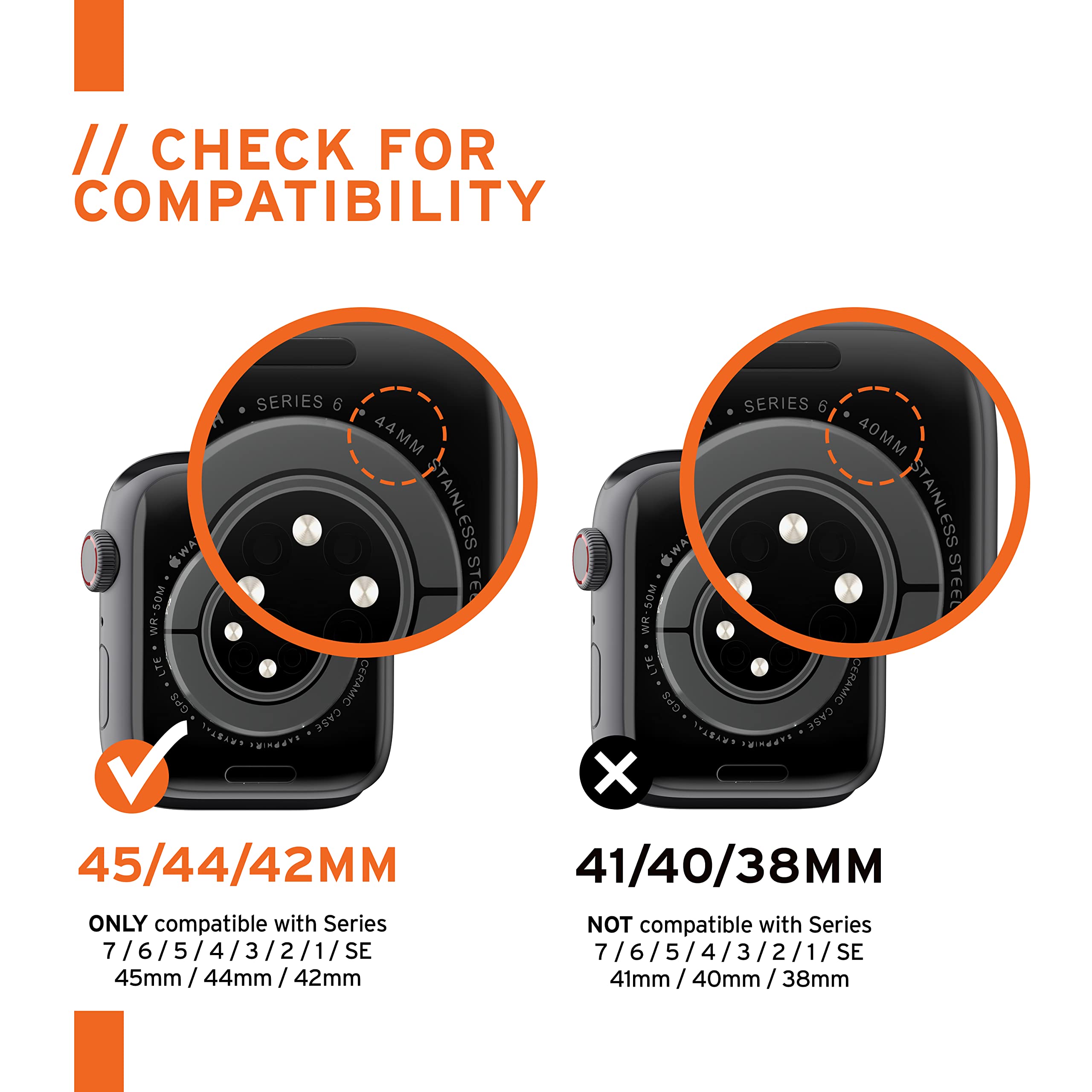 URBAN ARMOR GEAR UAG Compatible with Apple Watch Band 45mm/44mm/42mm, Series 7/6/5/4/3/2/1 & SE, High Strength Nylon Weave Replacement Strap, Active Midnight Camo