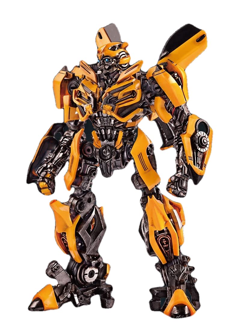 Transformers Bumblebee Camaro Figure Model Kit – Easy to Assemble 3D Articulated Action Pre Painted Collectible Series Toys Hobby 08105