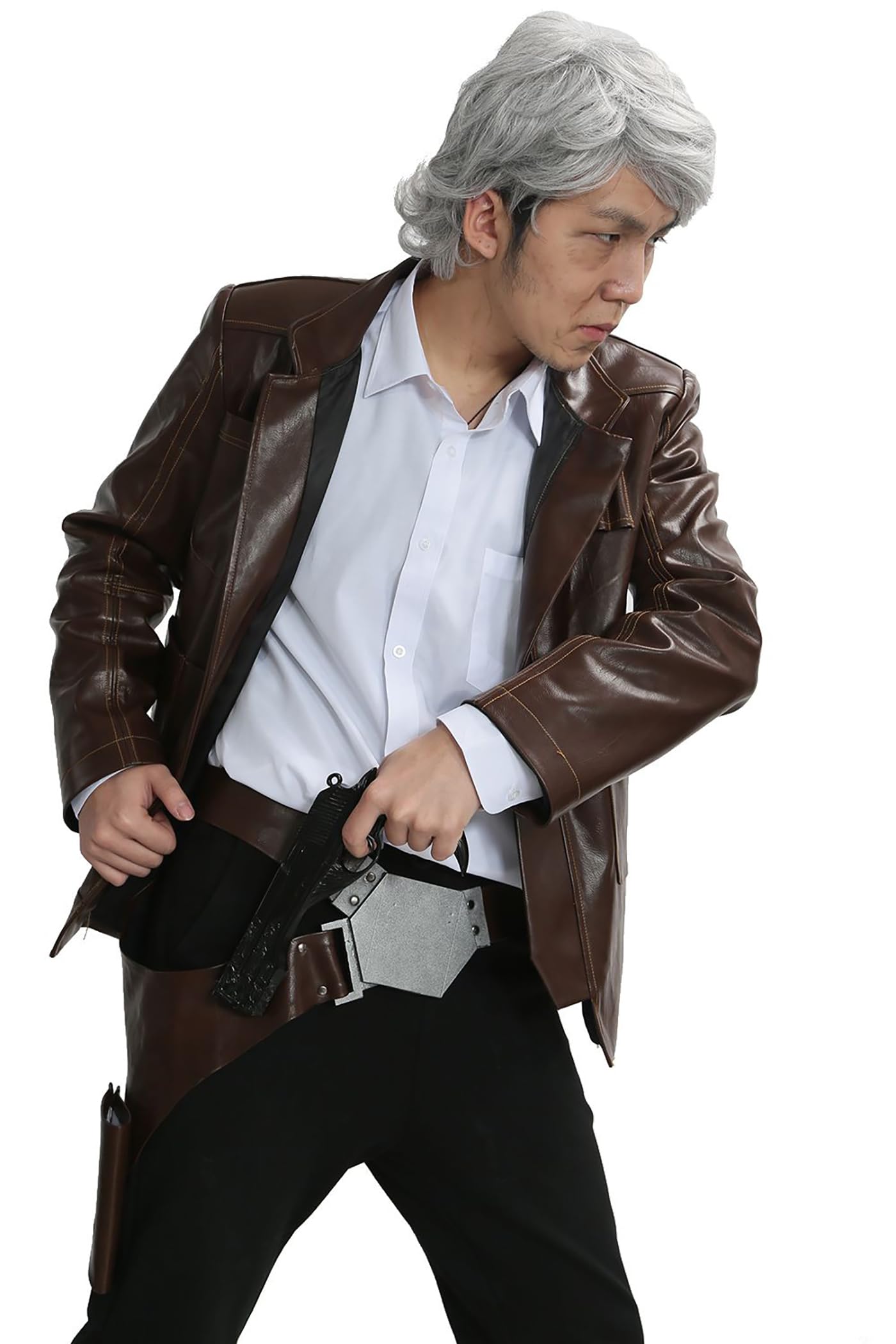 Xcoser Adult Han Solo Belt Cosplay Costume PU Holster Belt Props Adjustable