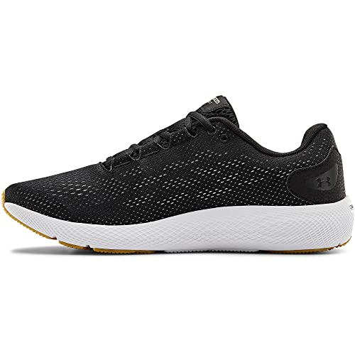 Under Armour Men's Charged Pursuit 2 Running Shoe, Black (005)/White, 7